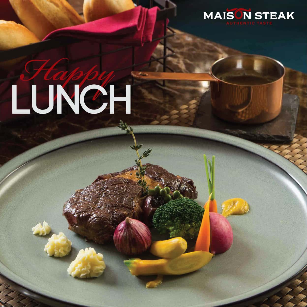 Set Lunch Maison Steak